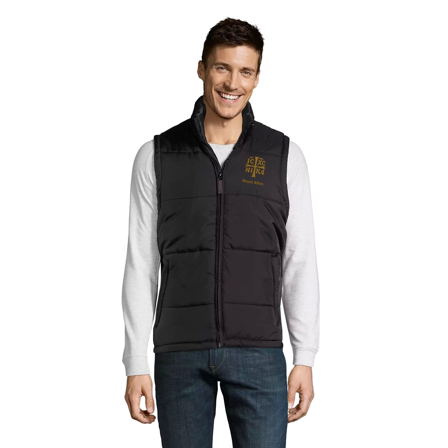 Monastic Orthodox Jacket Vest IC XC NIKA Mount Athos
