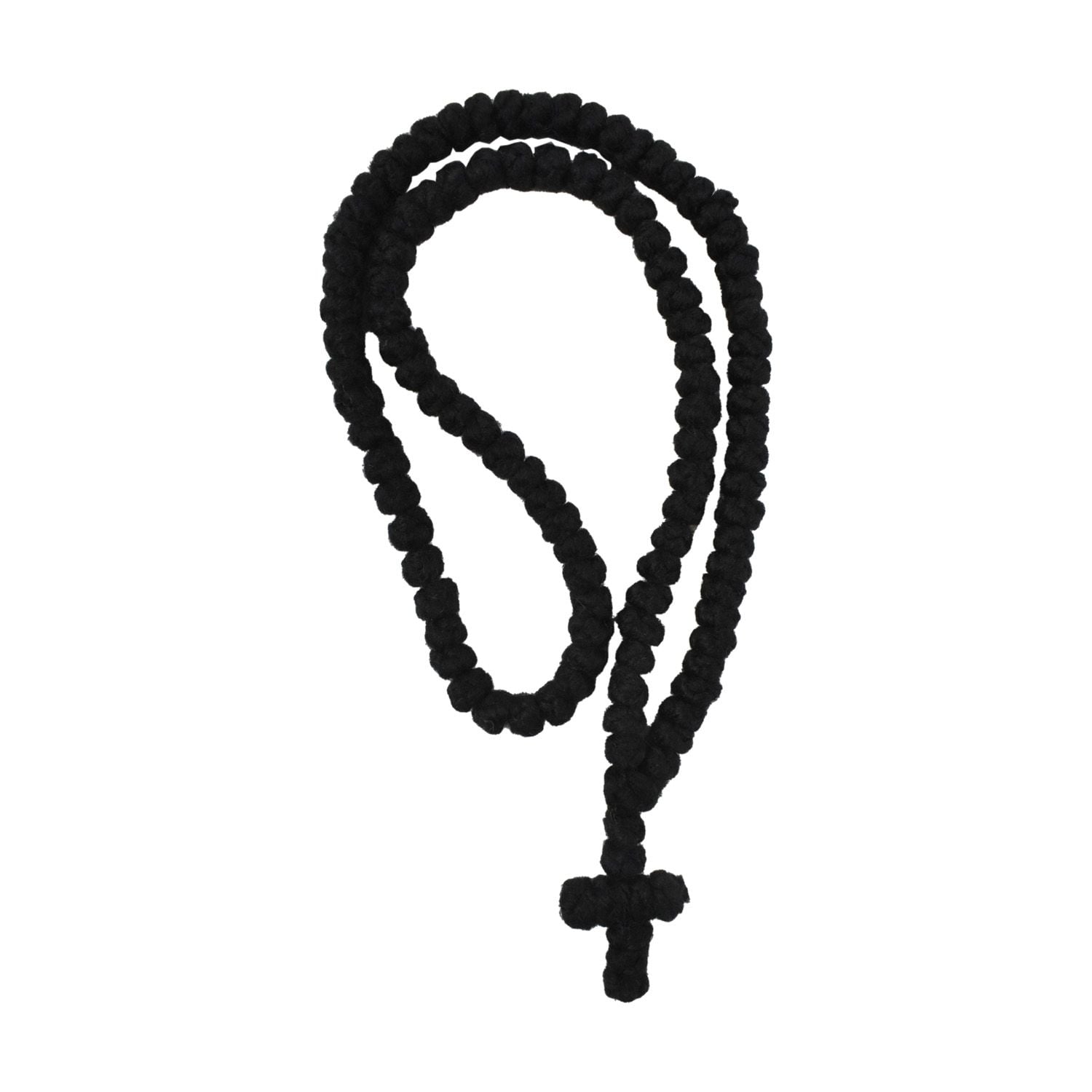 Thick Wool Monastic Prayer Rope 100 Knots – Mount Athos